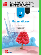 Matemàtiques 1r ESO. Llibre digital interactiu | Digital book | BlinkLearning