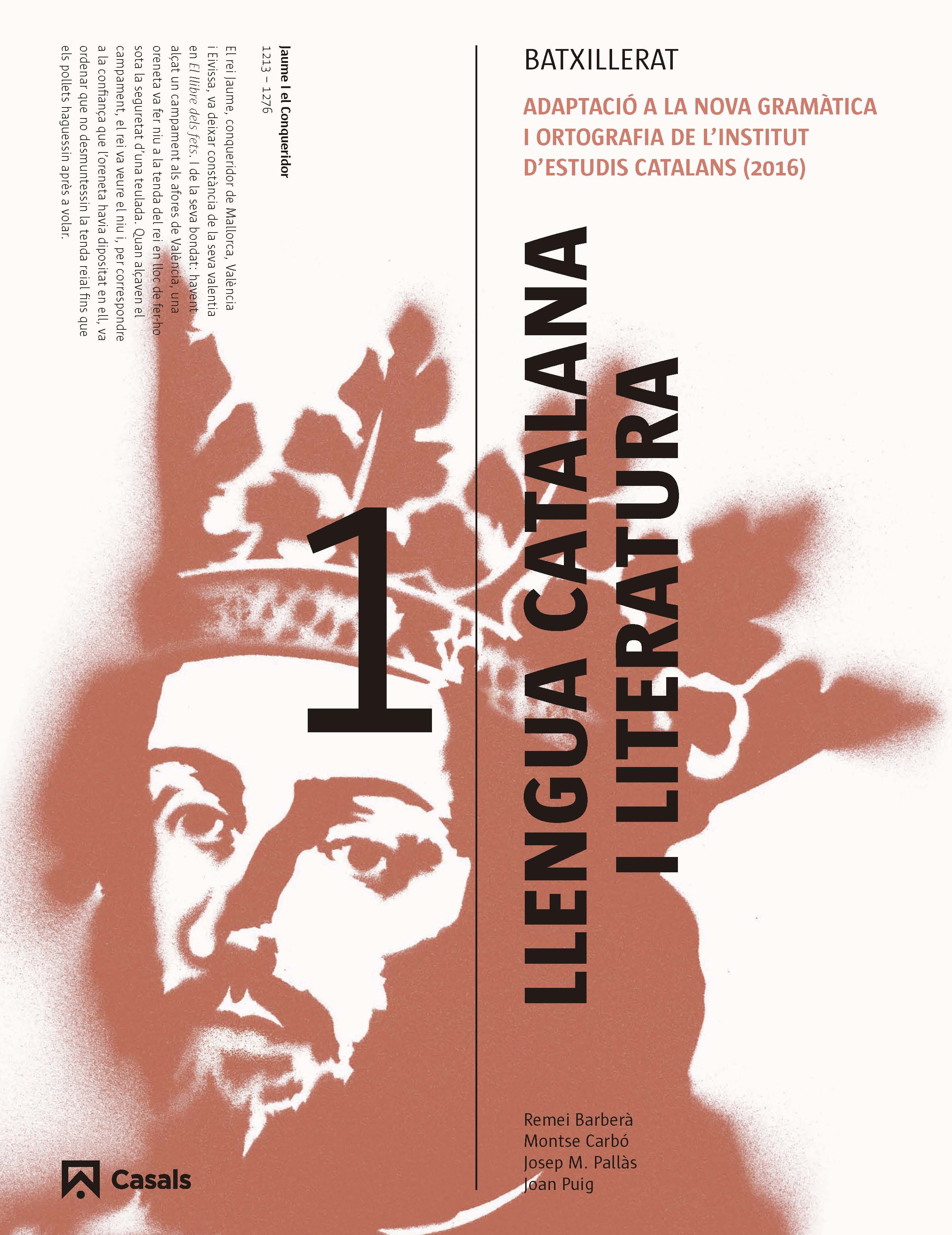 Llengua catalana i Literatura 1 Batxillerat | Digital book | BlinkLearning