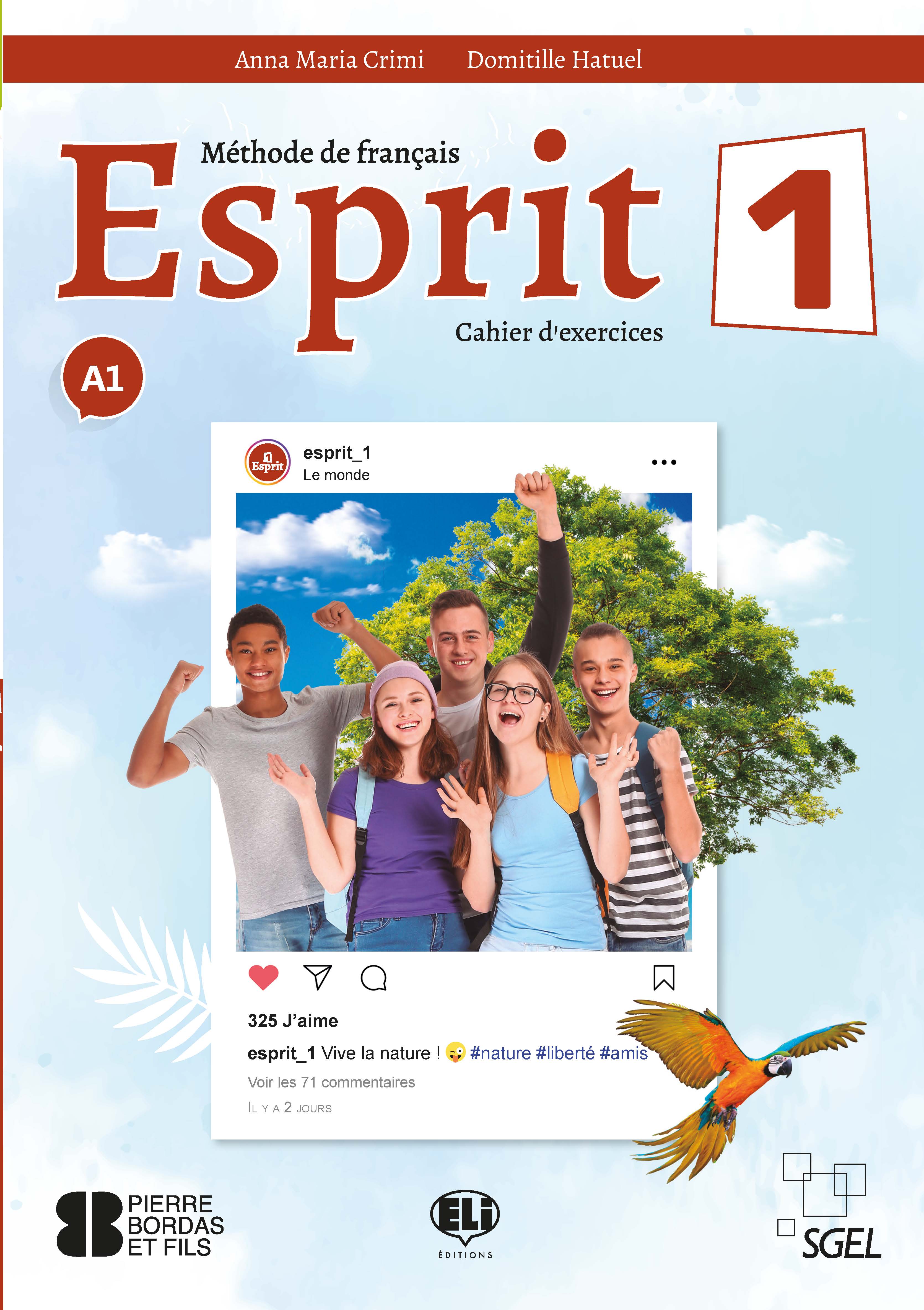 Esprit 1 Cahier d'exercices | Digital book | BlinkLearning